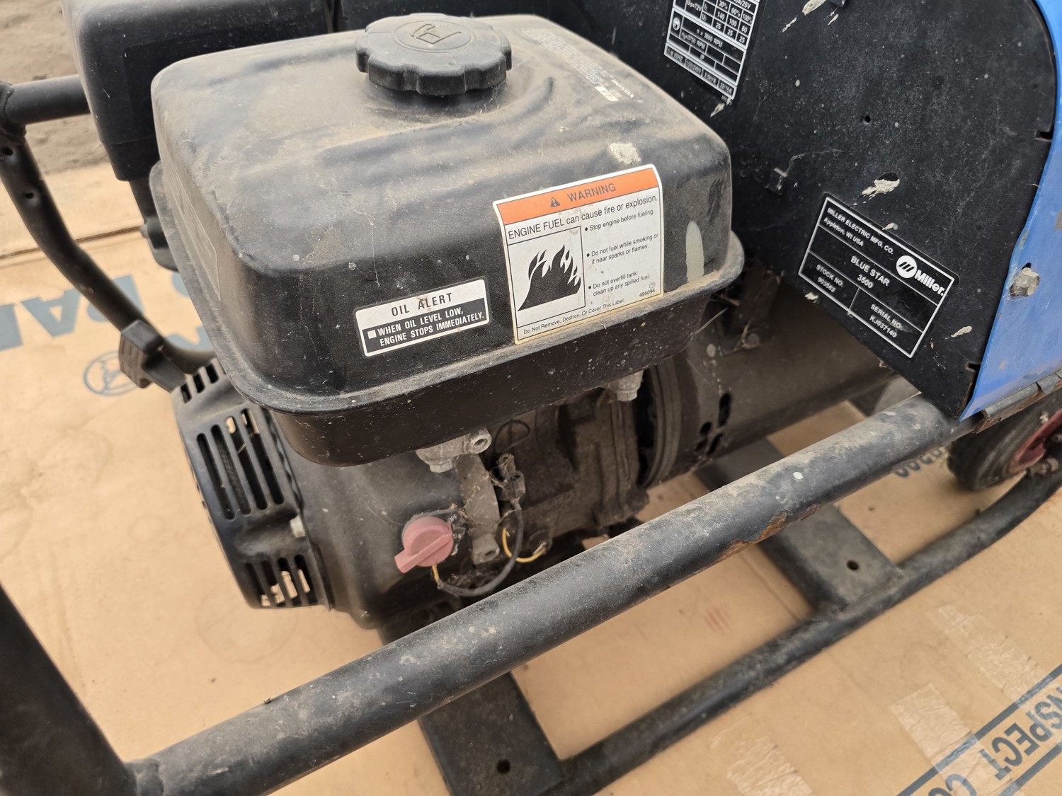 Miller Bluestar 3500 Welder/Generator - 26FI | Team Auctions