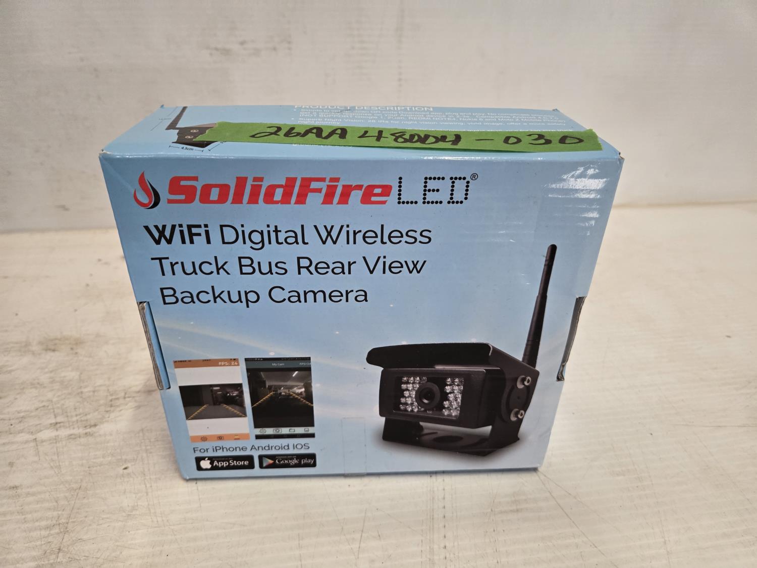 Solid Fire Digital Wireless Rear View Camera & Magnetic Trailer Lights - 26AA | Team Auctions