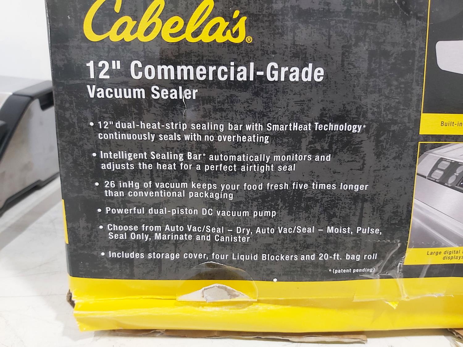 Cabela's 12 Inch Commercial-Grade Vacuum Sealer - 26AB | Team Auctions