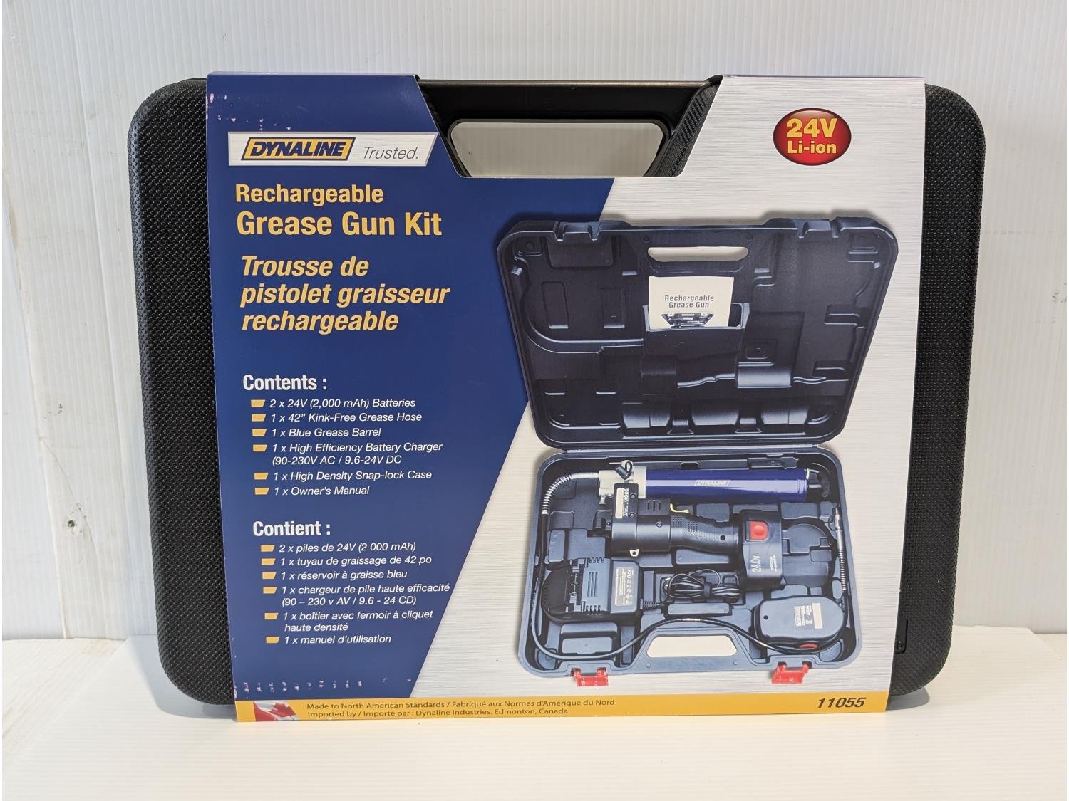 Dynaline 24V Grease Gun Kit - 26AB | Team Auctions