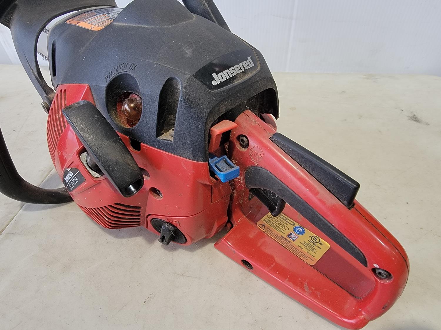 Jonsered CS2238 15 Inch Gas Chainsaw - 26AB | Team Auctions