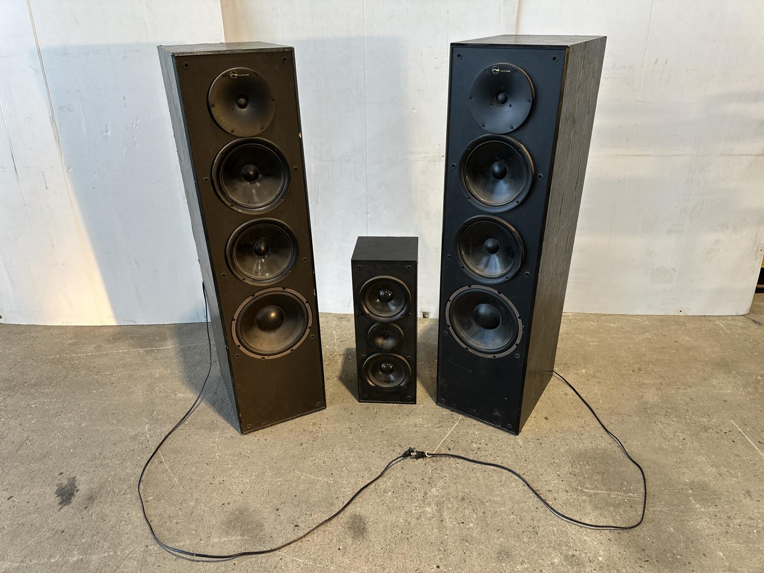 Nuance Subwoofer and (2) Tower Speakers - 26AB | Team Auctions