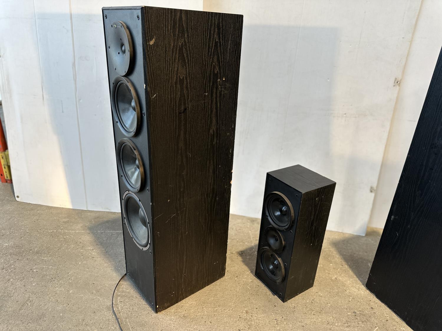 Nuance Subwoofer and (2) Tower Speakers - 26AB | Team Auctions