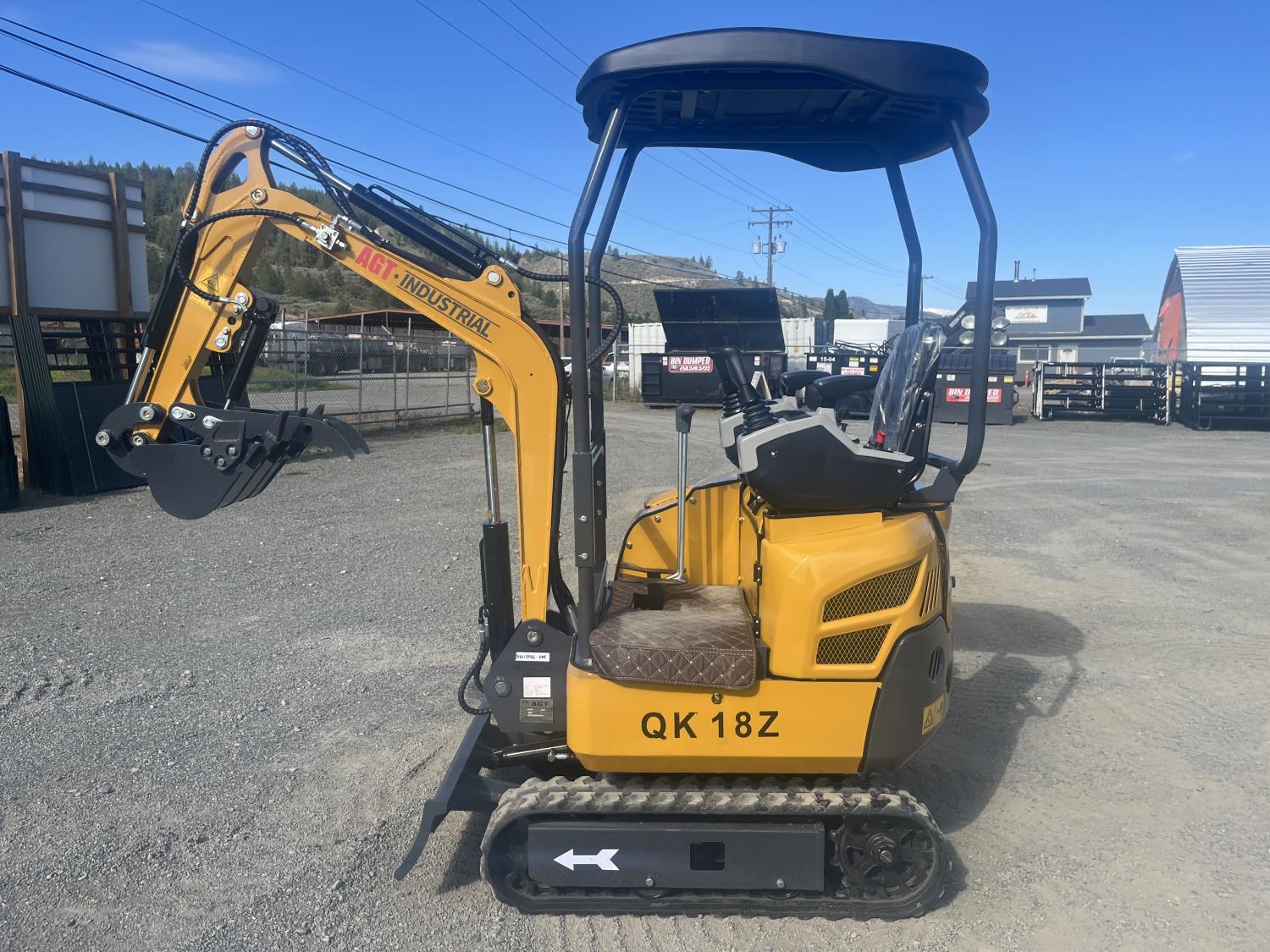 2026 AGT QK18Z Mini Excavator - 26BB | Team Auctions