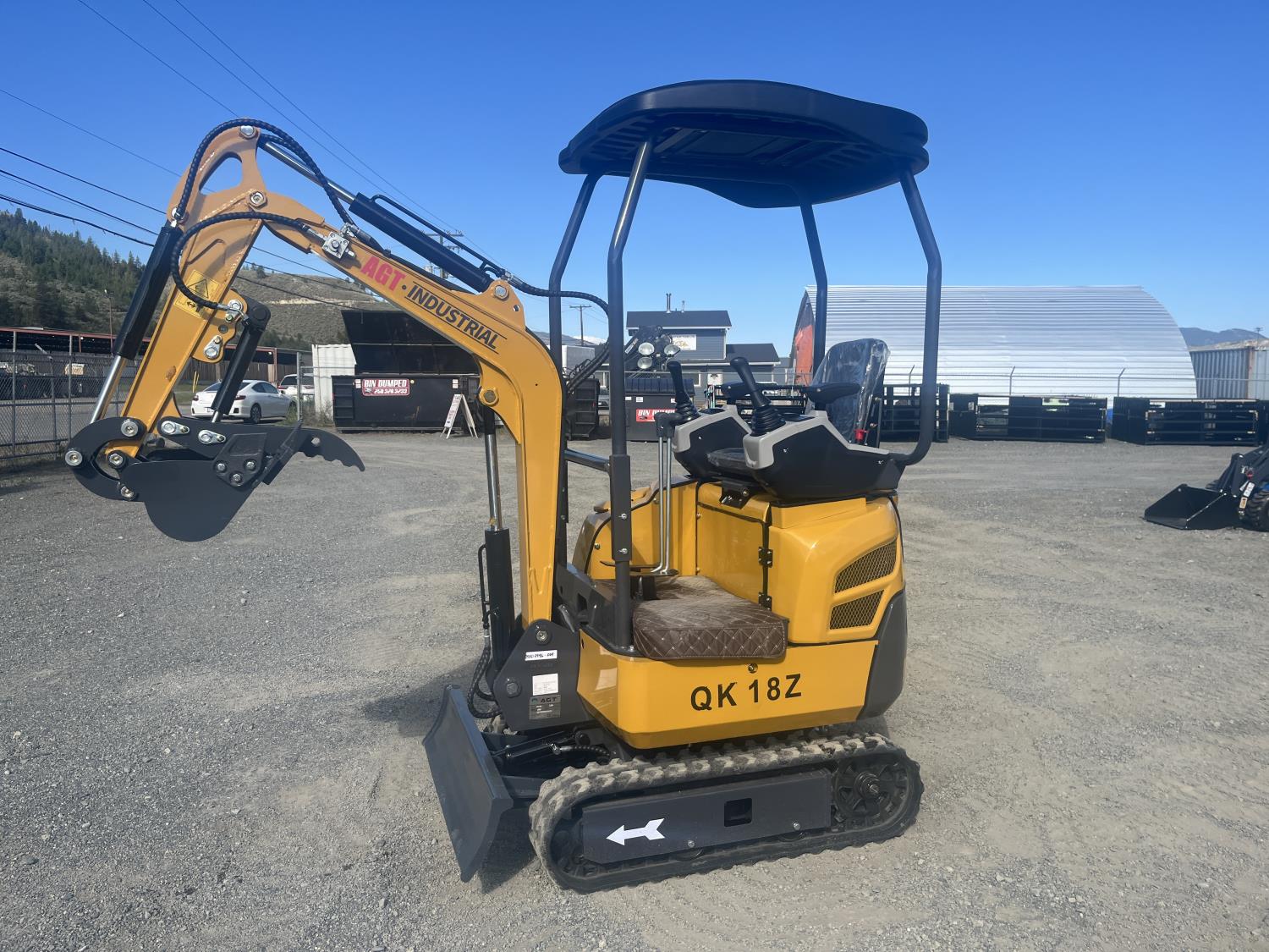 2025 AGT QK18Z Mini Excavator - 26BB | Team Auctions